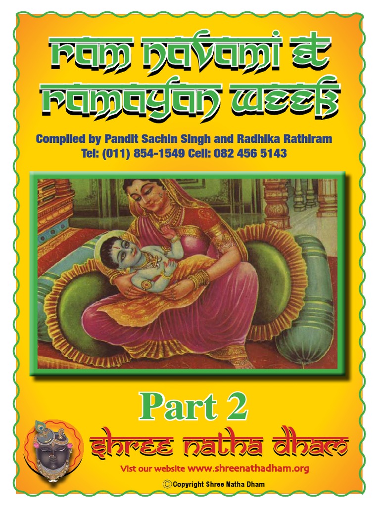 Ram Navami & Ramayan Week | PDF | Rama | Sita