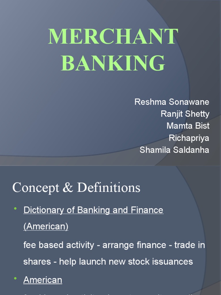 Merchant Banking | PDF | Business | Lease