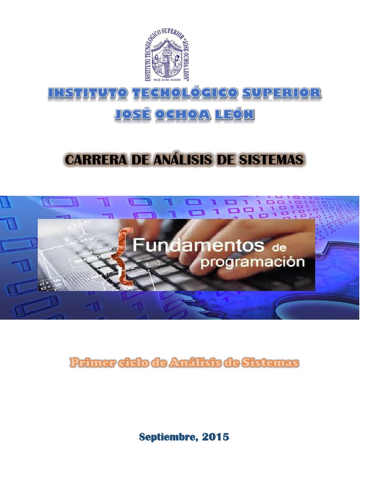 1 Modulo - Fundamentos de Programación | PDF | Algoritmos | Programa de computadora