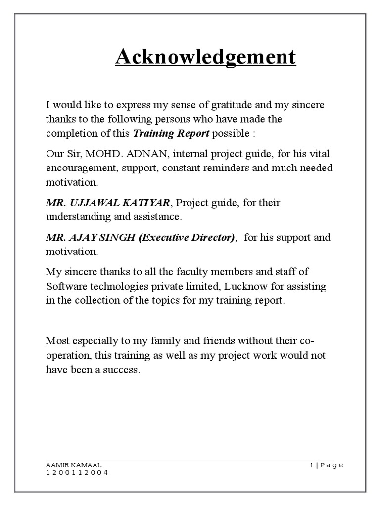 Industrial Training Report | PDF | Mobile App | Android (Operating System)