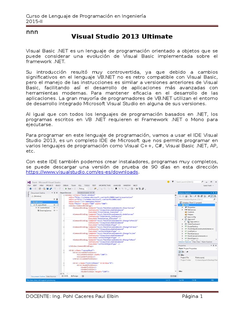 Manual de Visual Basic | PDF | Básico | Lenguaje de programación