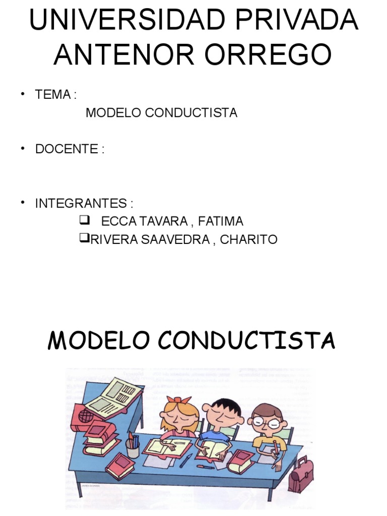 Modelo Conductista | PDF | Aprendizaje | Comportamiento