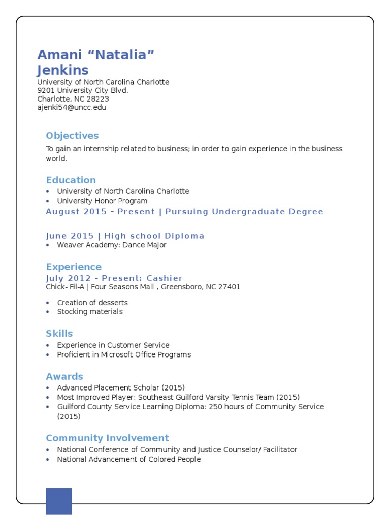 Amani Resume HC Portfolio | PDF | Career & Growth | Business