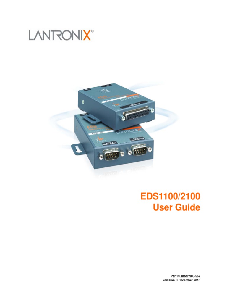 Lantronix EDS1100 - EDS2100 - UG PDF | PDF