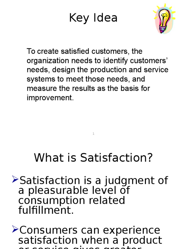 What Is Satisfaction | PDF | Customer Satisfaction | Market (Economics)