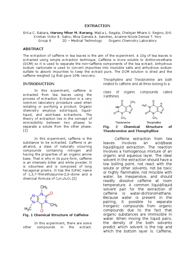 Exp 2 Chemlab Formal Report | PDF | Solvent | Solubility