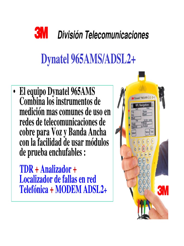 Instruccion Dynatel 965AMS Icono | PDF | Línea de abonado digital ...