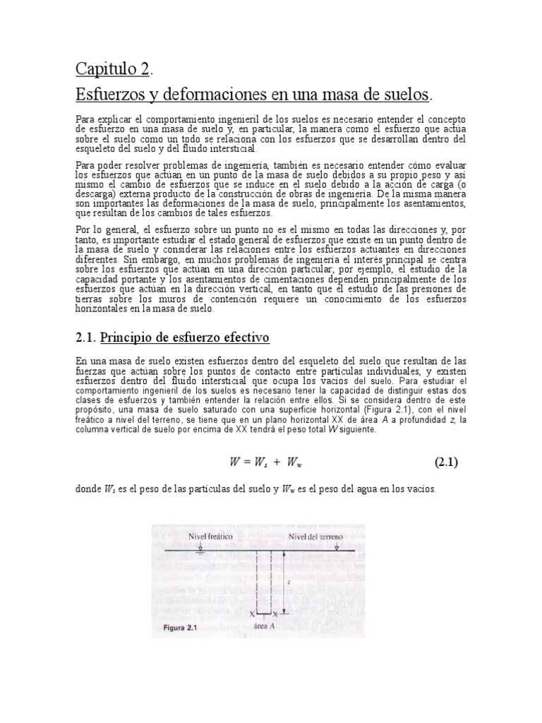Esfuerzos y Deform. en Una Masa de Suelo | PDF | Elasticidad (Física) | Geometria plana)