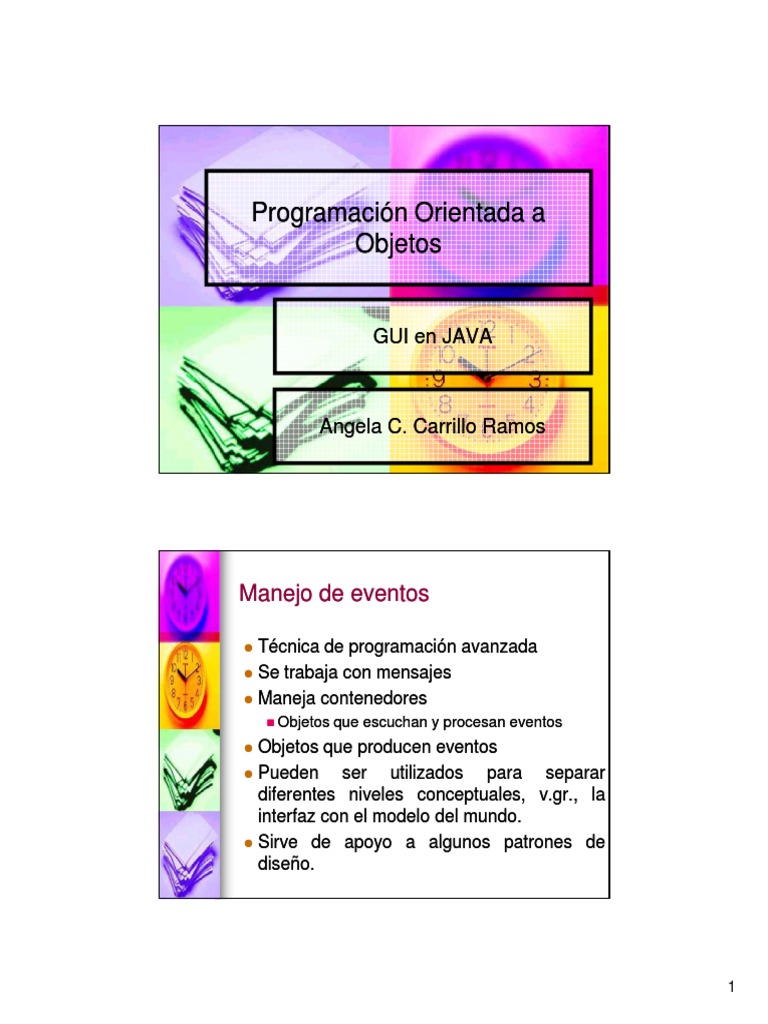 Gui Java Pdf Java Lenguaje De Programación Objeto Informática
