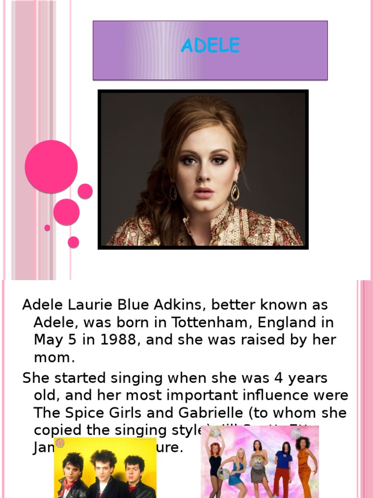 ADELE Expo de Ingles | PDF | Adele | Recorded Music