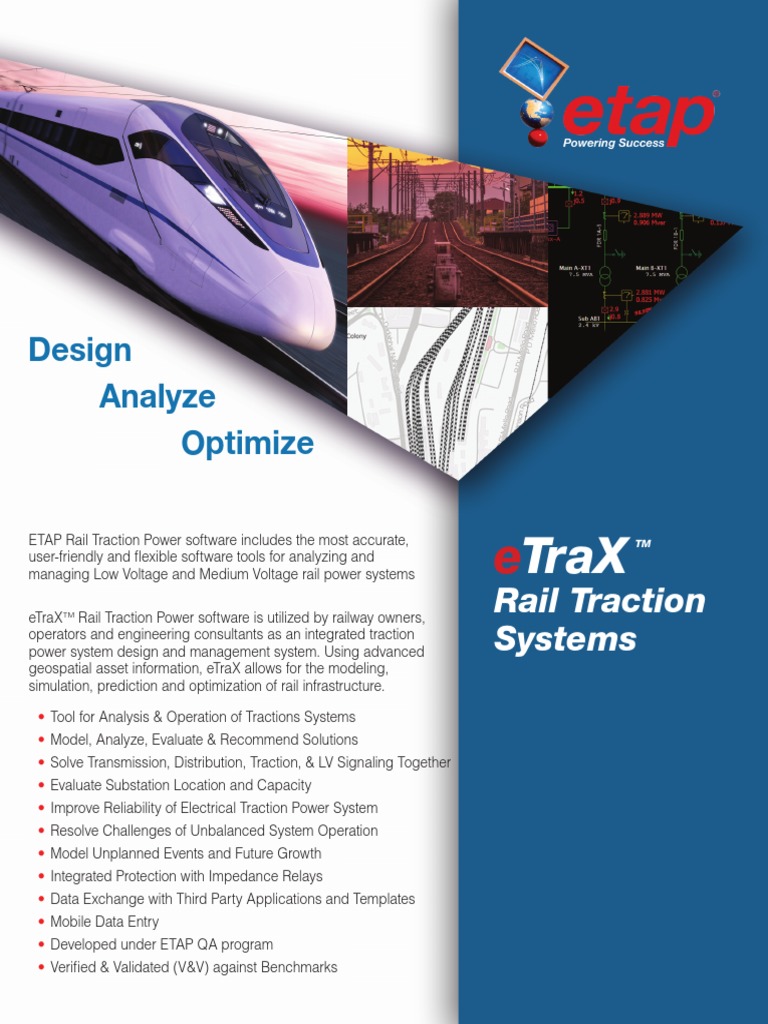 Etrax Rail Solution | Download Free PDF | Train | Transformer