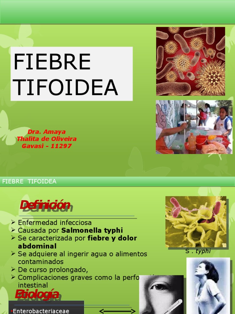 Fiebre Tifoidea: Causas, Síntomas y Tratamiento | PDF | Epidemiología ...