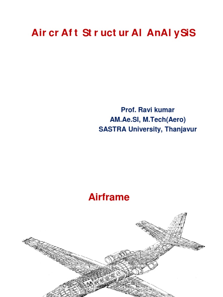 Aircraft Structural Analysis | Bending | Stress (Mechanics)