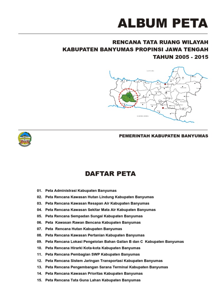 Album Peta RTRW | PDF