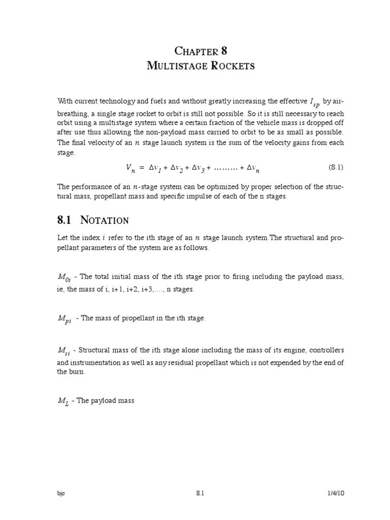 Multistage Rockets | PDF | Multistage Rocket | Rocket