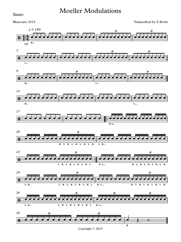 Moeller Modulations Snare | PDF
