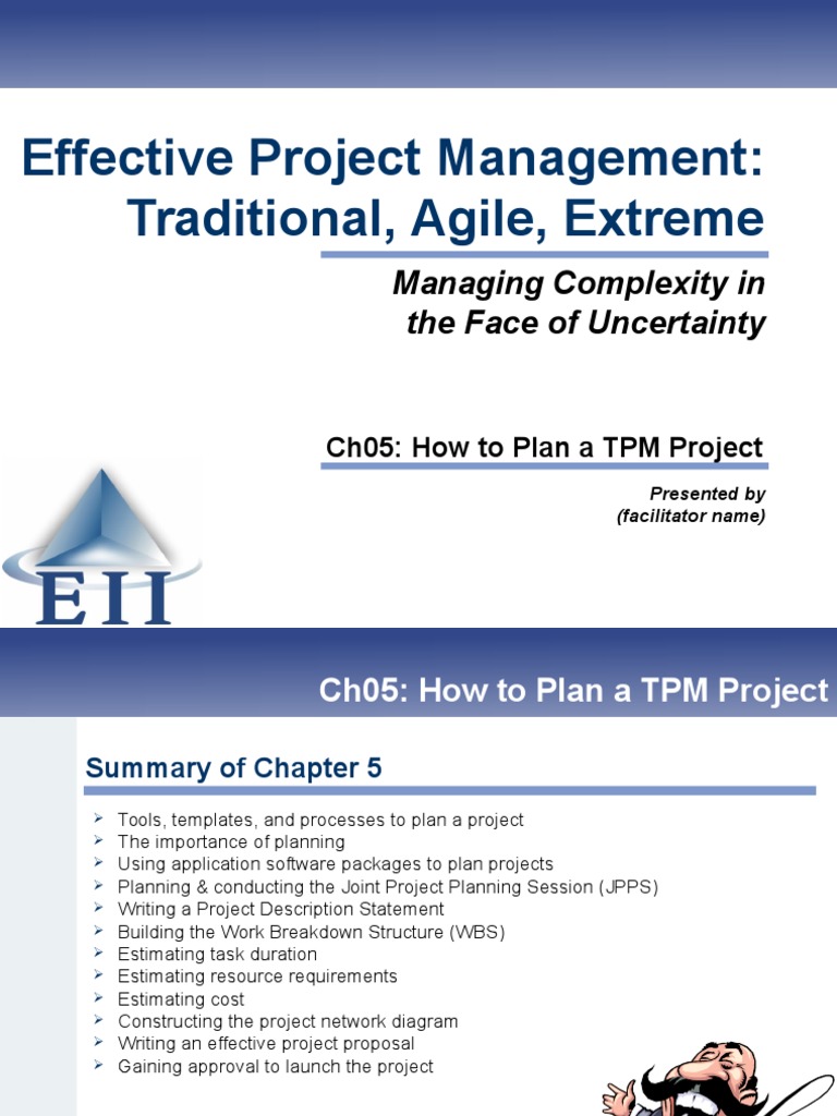 Epm6 Slides Ch05 How To Plan A TPM Project | PDF | Production And ...