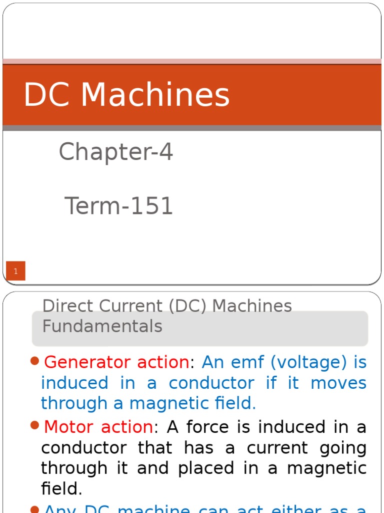151-EE-306-01-03-DC Machines2 | PDF | Electromagnetic Induction | Electric Motor
