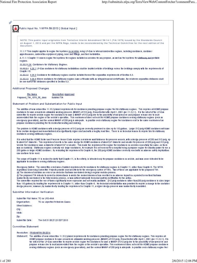 Nfpa 58 Español 2013 PDF | PDF | Fire Safety | Portable Document Format