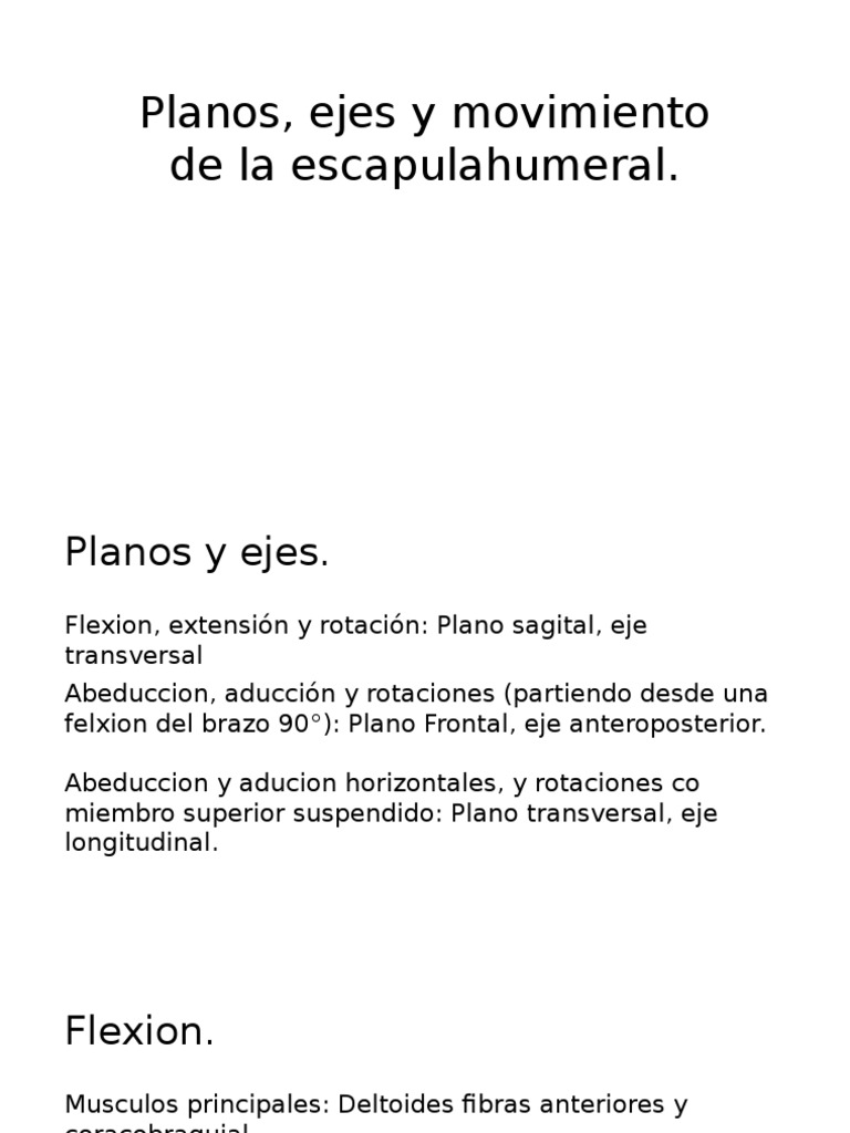 Anatomía del Movimiento Escapulohumeral | PDF | Codo | Sistema ...