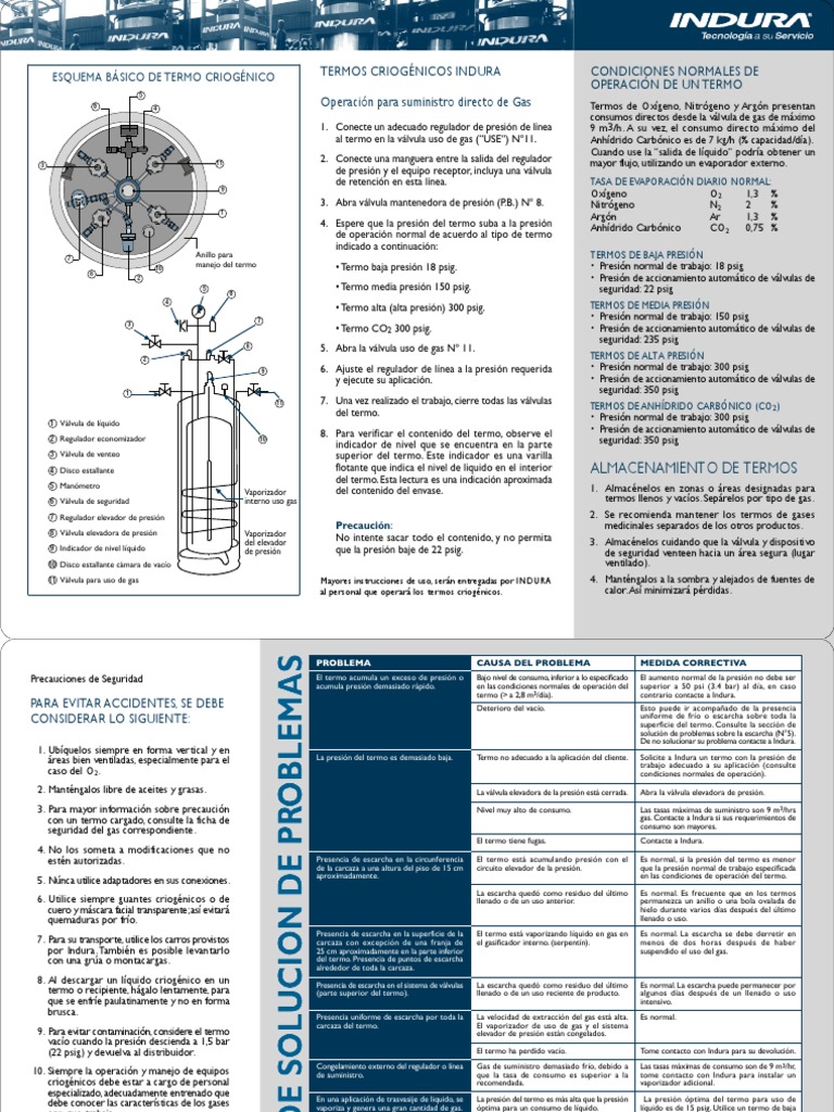 Termos | PDF | Presión | Gases