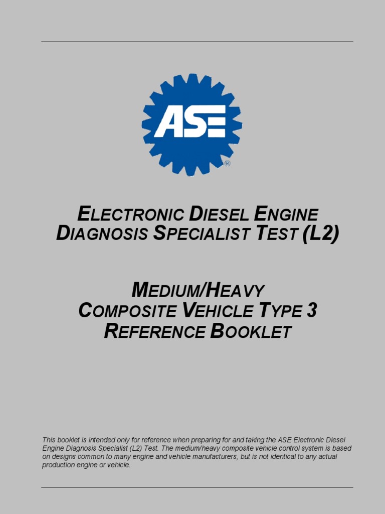 ASE 2010 L2 Composite Vehicle | PDF | Diesel Engine | Turbocharger
