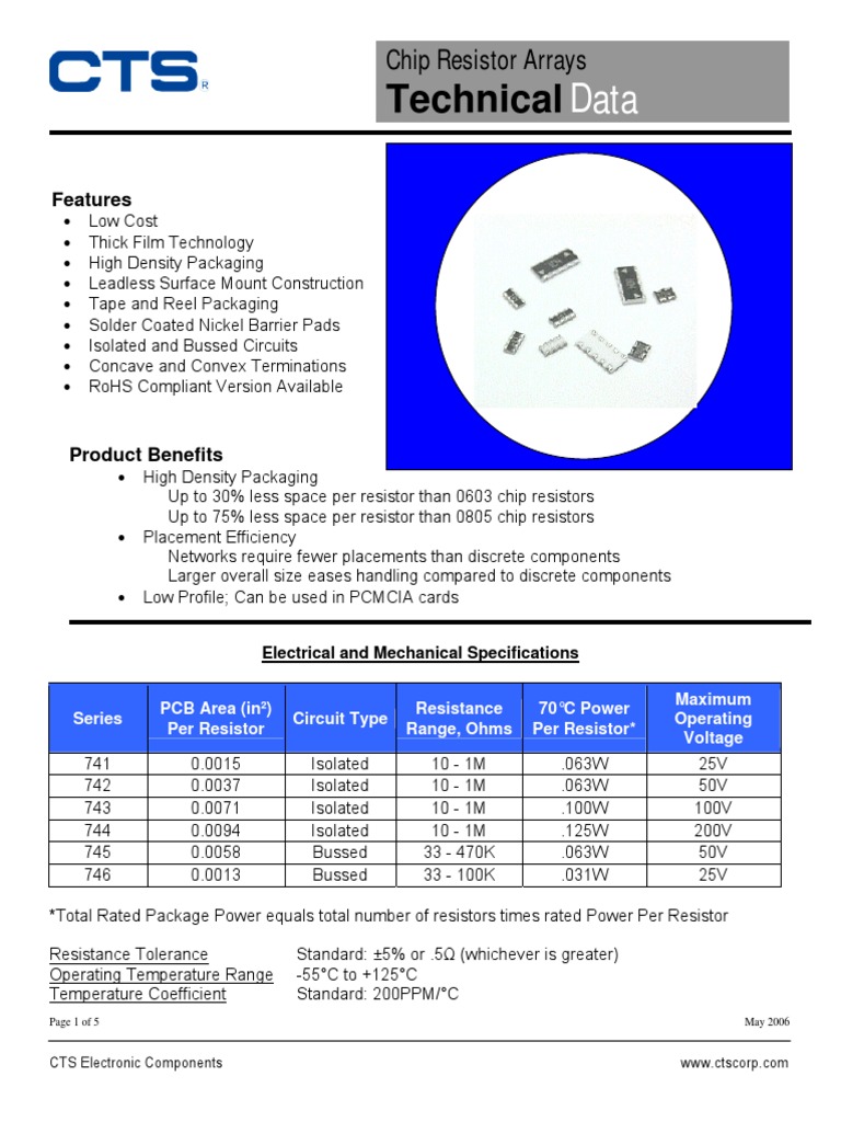 Data Sheet | PDF | Resistor | Electrical Resistance And Conductance