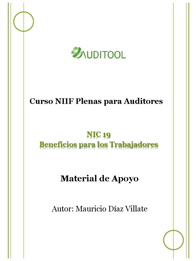 Guía NIC 19 Beneficios para Los Trabajadores | PDF | Beneficio ...