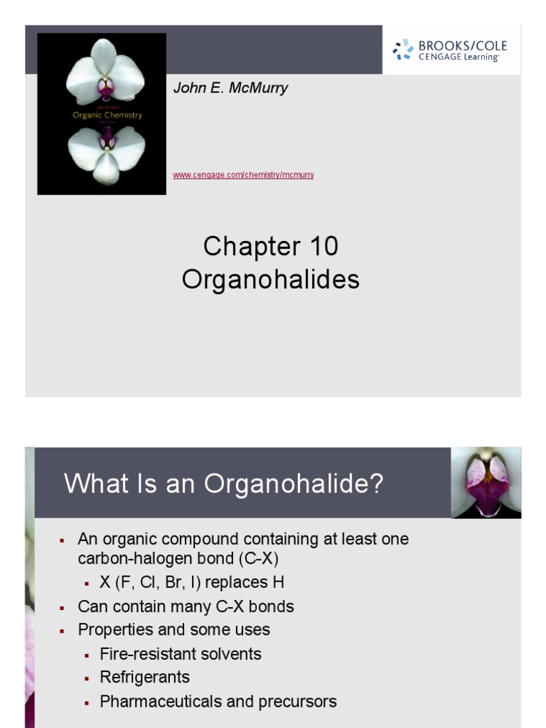 Organohalides (CH 14) | PDF | Alkene | Alkane