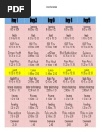 Grade 5 Weekly Timetable | PDF