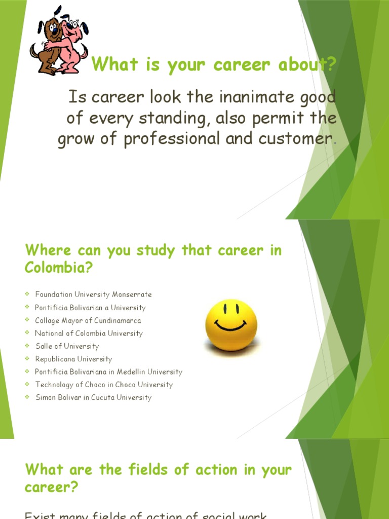 Career Opportunities in Social Work Colombia | PDF