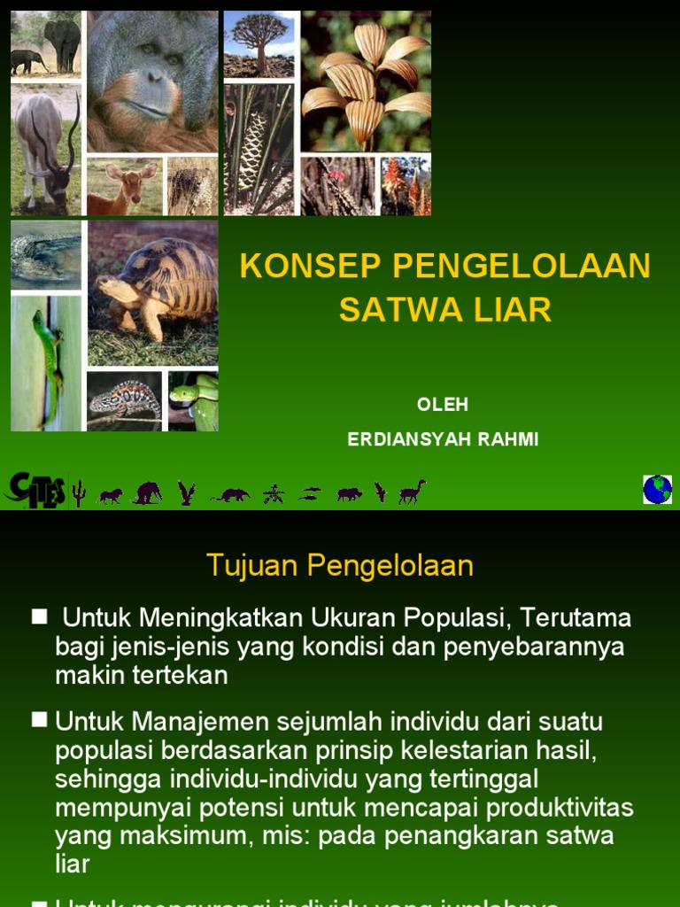 Konsep Pengelolaan Satwa Liar | PDF