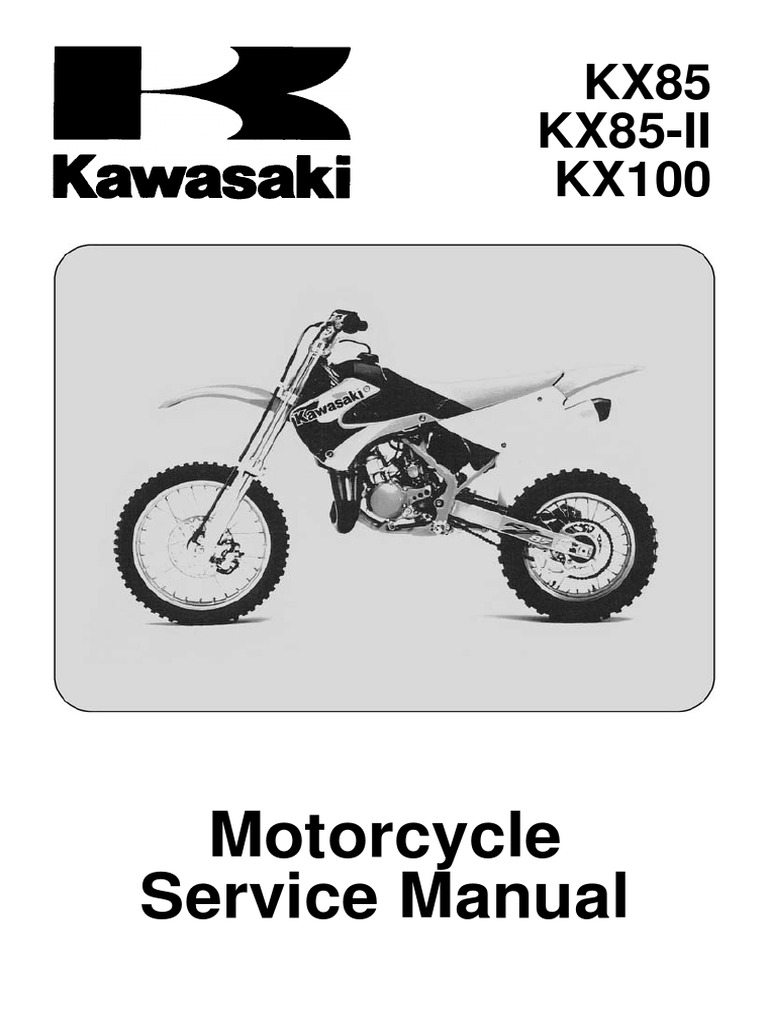 2008 KX100 Manual | PDF | Carburetor | Throttle