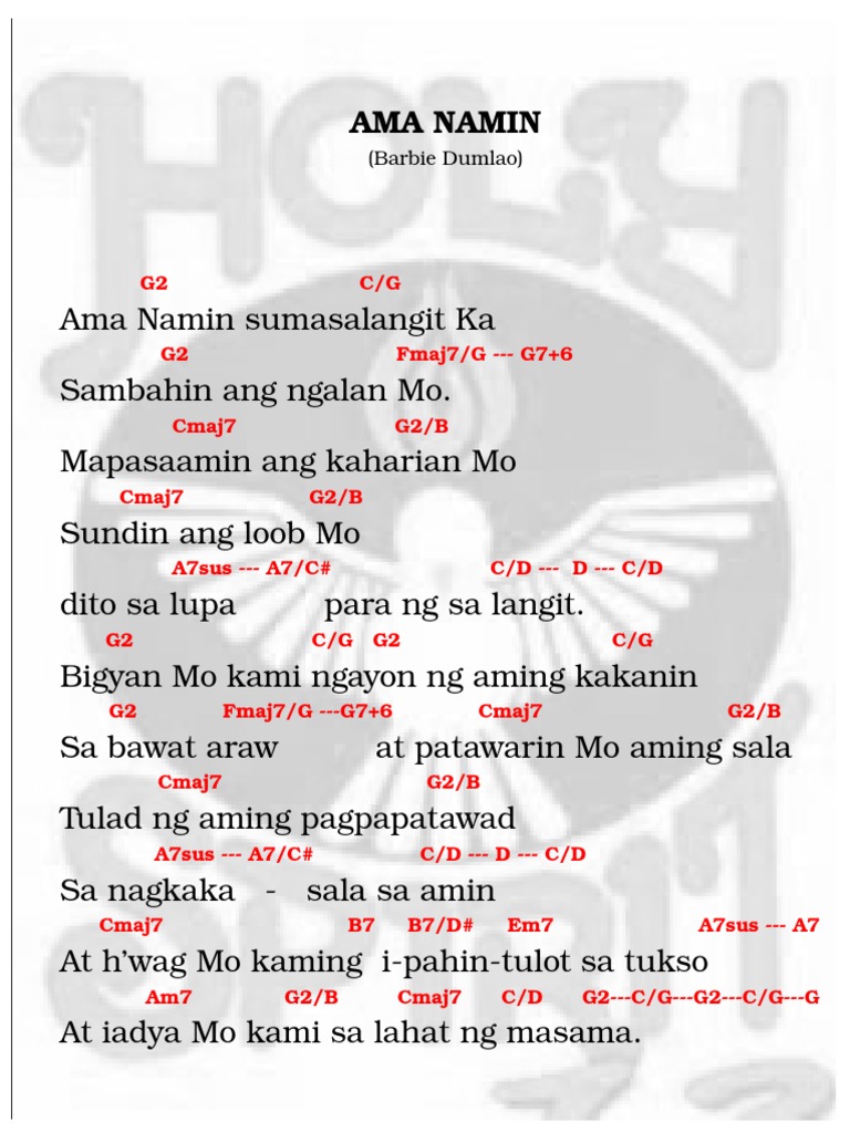Ama Namin Prayer Tagalog A Tribute To Joni Mitchell