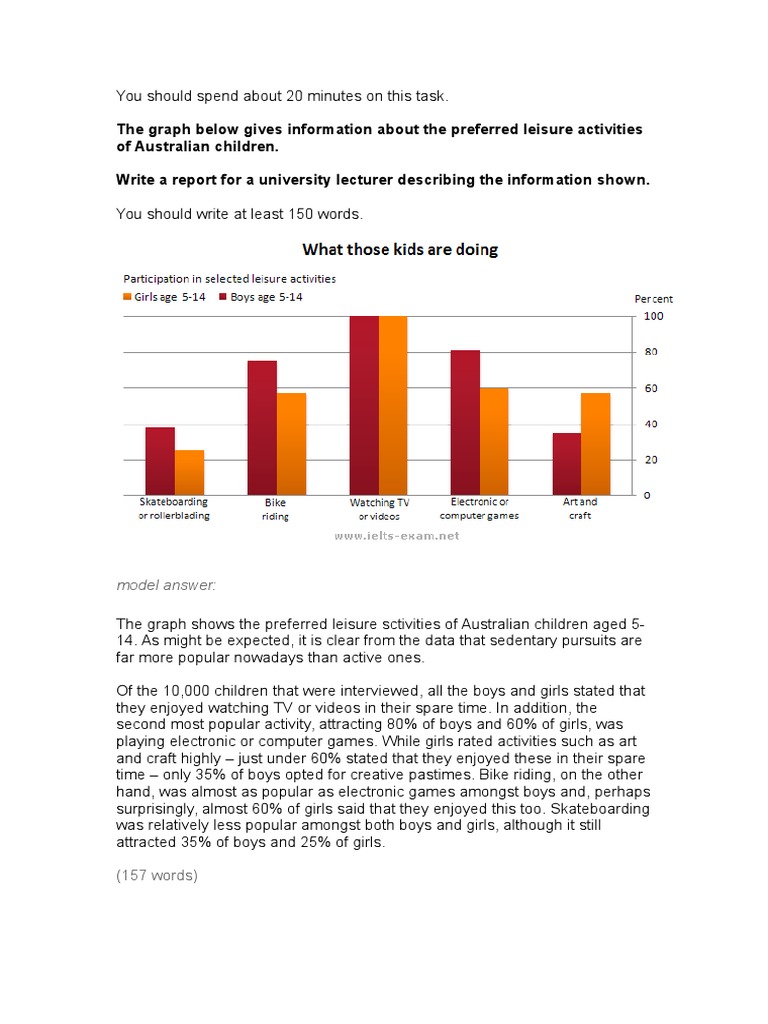 Writing Graph IELTS | Download Free PDF | Landline | Literacy
