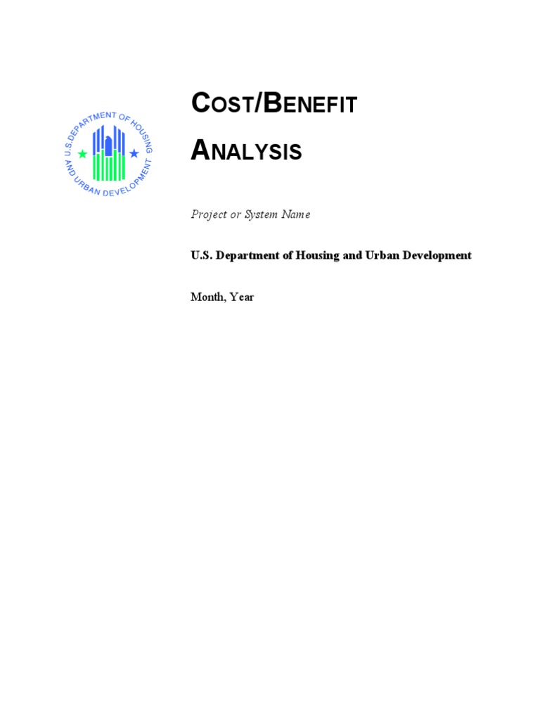 CBA template | Cost–Benefit Analysis | Feasibility Study