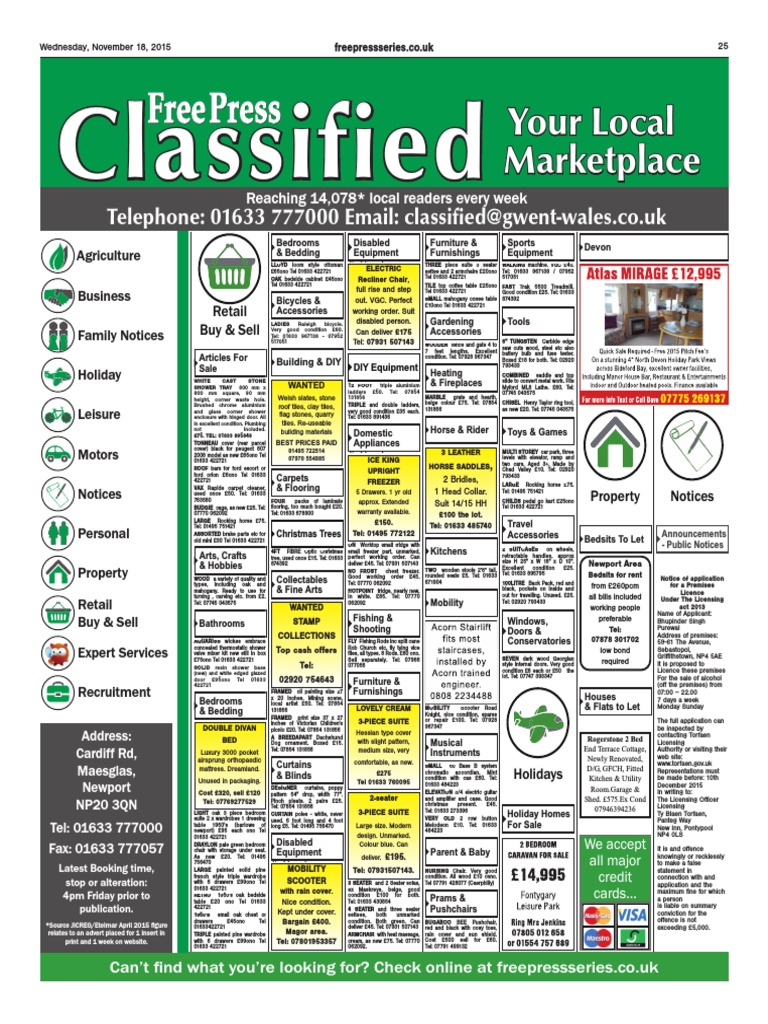 Classified: Your Local Marketplace | PDF | Advertising
