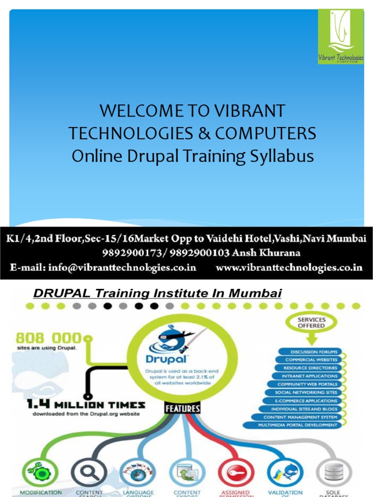 Online Drupal Training Syllabus | PDF | Drupal | Word Press