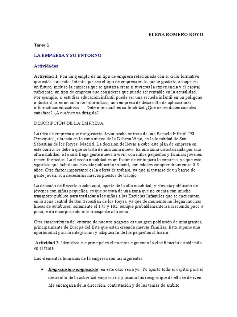 Tarea 1 Eie | PDF | Organización no gubernamental | Negocios (general)