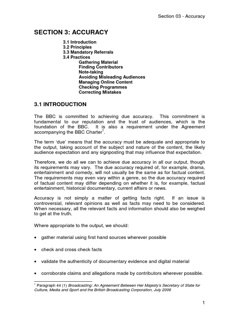 BBC Guidelines 3 | PDF | Bbc | Anonymity