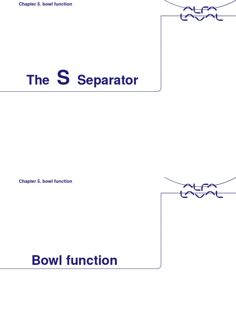 Separator - Bowl Function | PDF | Pressure | Hydraulic Engineering