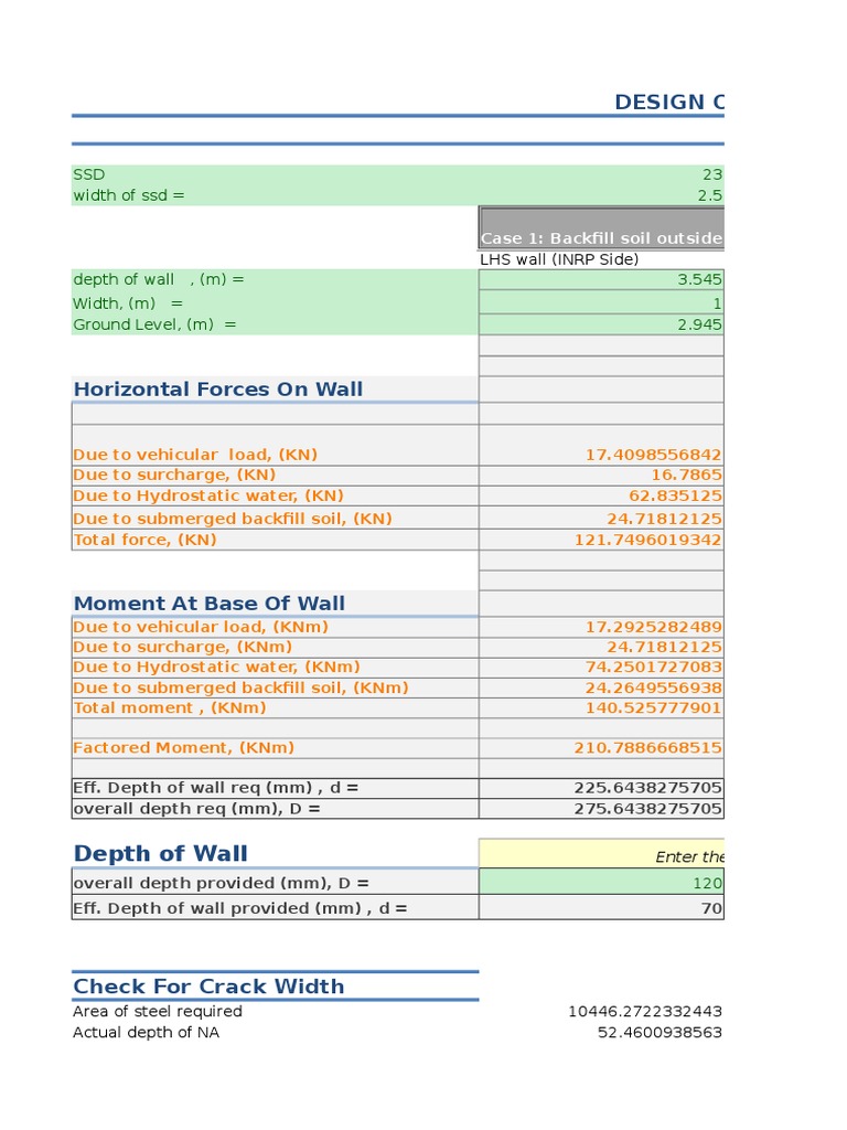 (LSM) SWD Excel Sheet | PDF | Engineering | Mechanical Engineering