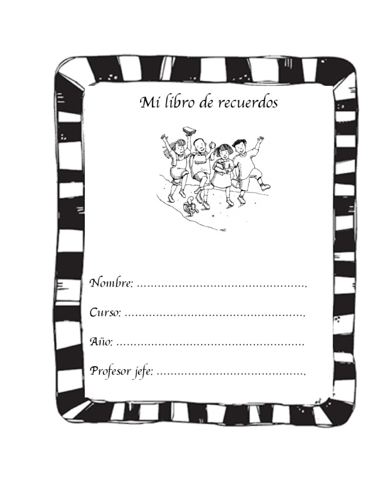 Mi Libro de Recuerdos Escolar | PDF
