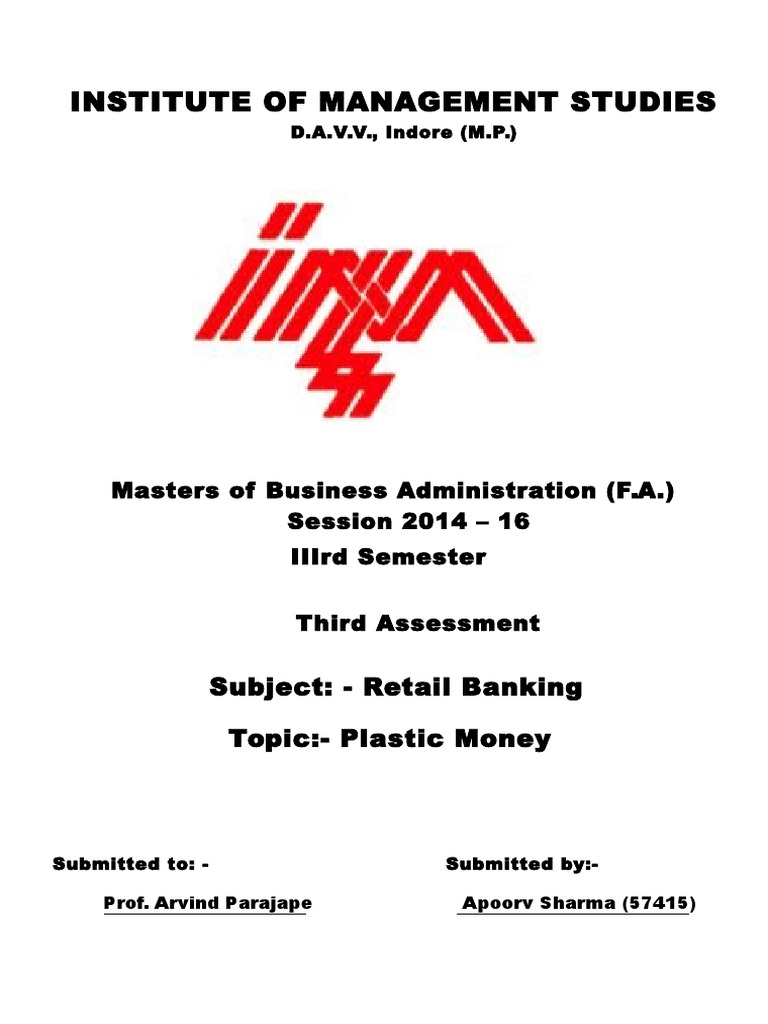 Understanding Plastic Money in Banking | PDF | Debit Card | Stored ...