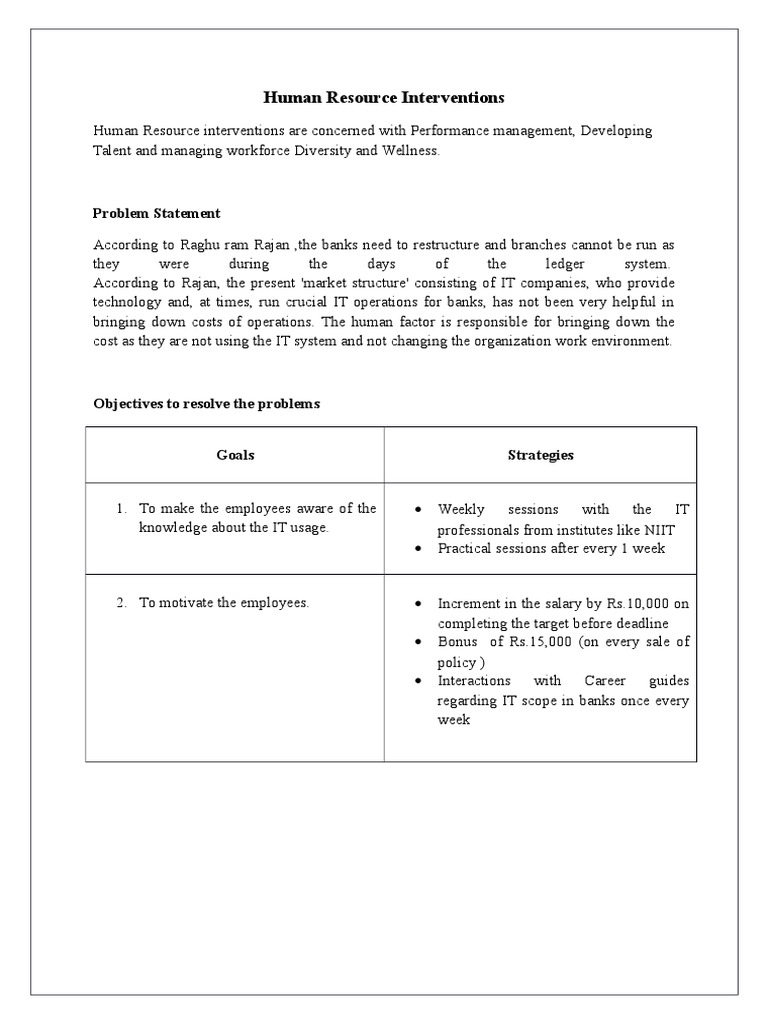HR Interventions for Bank IT Adoption | PDF | Finance & Money Management