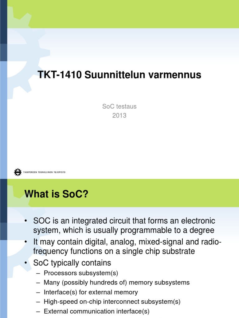 1410 SoC Verification 2013 1v0 | PDF | System On A Chip | Central ...