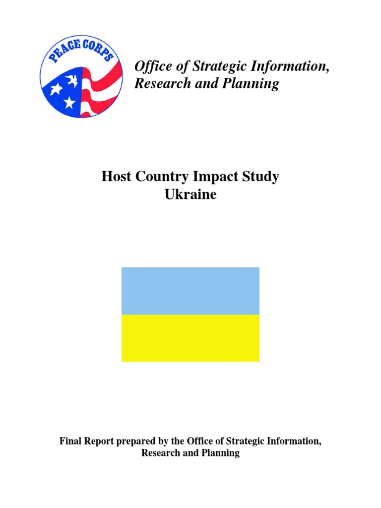 Peace Corps Ukraine Report | PDF | Peace Corps | Volunteering