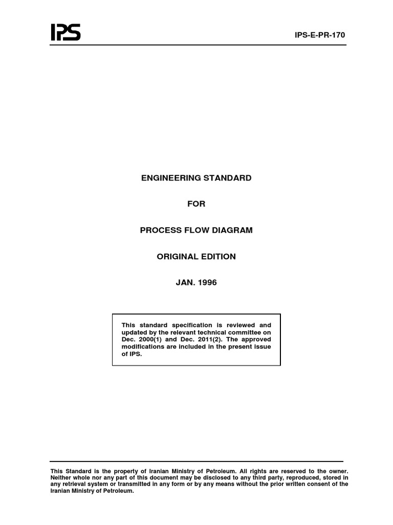 Engineering Standard Draw FlowChart | PDF | Valve | Specification ...