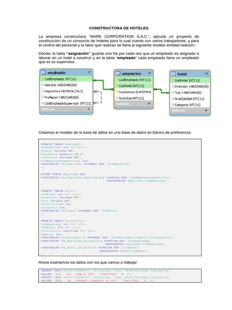 Ejercicios DML | PDF | SQL | Modelado científico