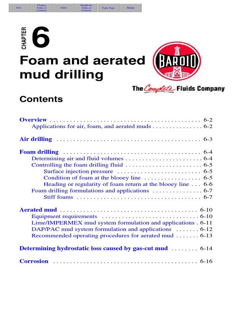 Formulating Foams and Aerated Muds: Operational Guidelines for ...